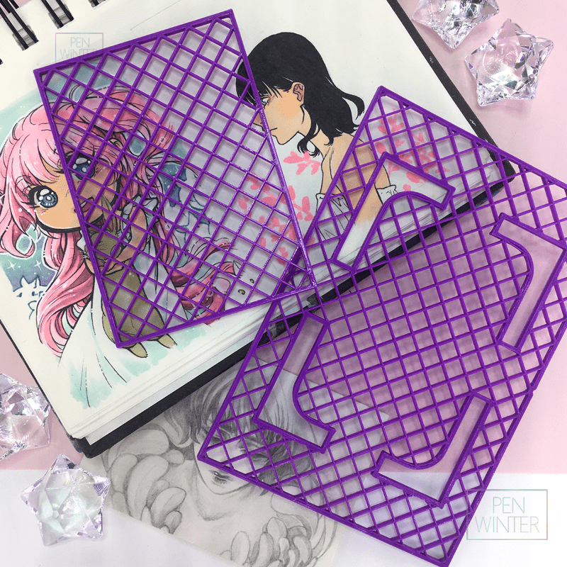 Artist Trading Card Master Template (ATC), Kakao-Karten Schablone – 3D ...